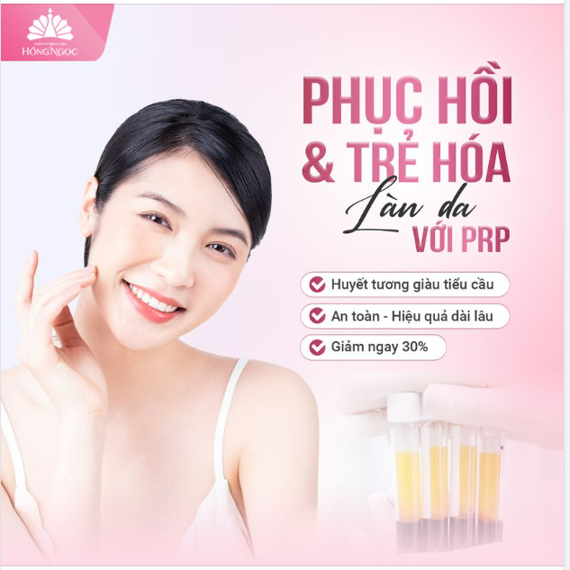 CẤY PRP - BÍ QUYẾT CHO LÀ DA KHÔNG TUỔI
